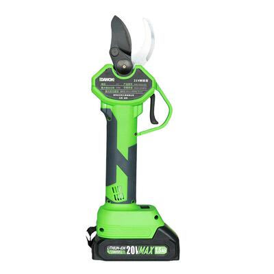 跨境数显屏剪锂电电动线修枝剪高枝修ERF枝剪果树修无树枝剪