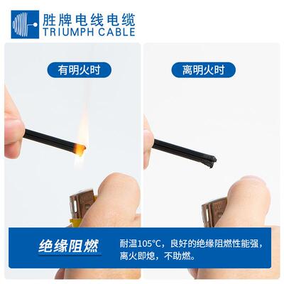 正标SPT-1 20AWG耐温105度裸铜绞线美规平行双并线胜牌电线