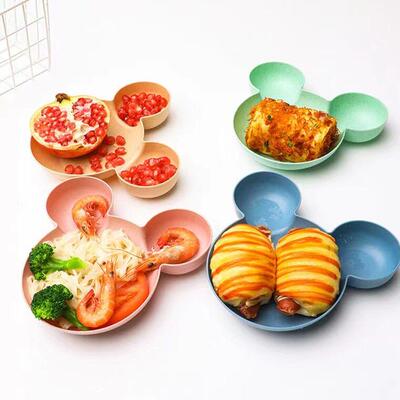 Drop-Resistant Cute Cartoon Mickey Bowl for Children, Baby F