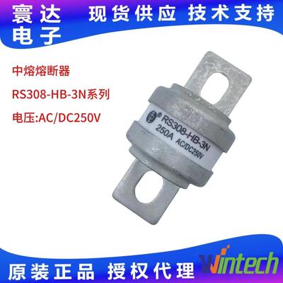 中熔快速熔断器RS308-HB-3N16A~500A250VAC170VDC保险丝熔断丝