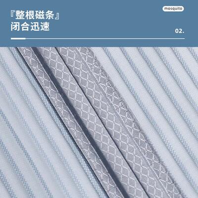 用20SYY-QCTJ26新款防窗蚊门帘磁性强力全磁条纱门夏季家纱高档自
