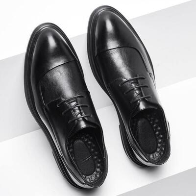 Classic leather dress shoes for men business shoes尖头男皮鞋