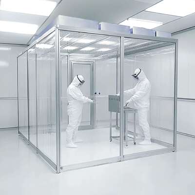洁净棚工作棚FFU净化YYT气无尘车间间净化车实验室工作除台空尘棚