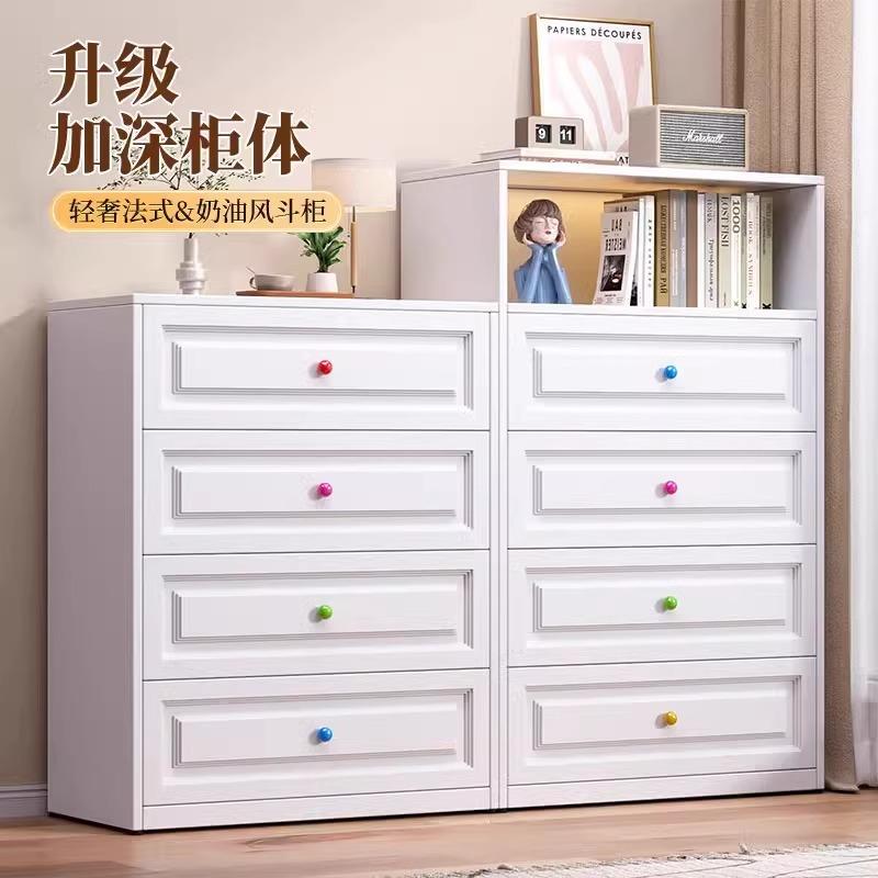 钢制无甲醛斗柜客厅极简风铁皮收纳柜多抽屉卧室储物柜五斗柜柜子