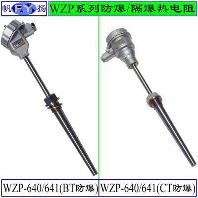 WZP-640 WZP2-641热电阻 防爆热电阻 ExdIIBT4隔爆 固定螺纹锥形