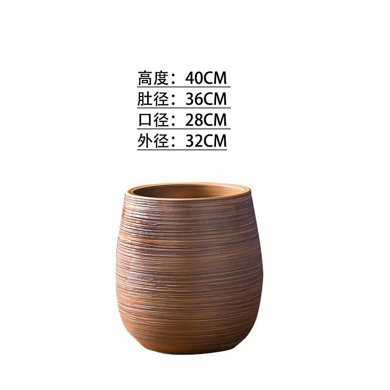 源头厂家景德镇陶瓷花盆北欧客厅创意盆栽酒店家居庭院装饰品摆件
