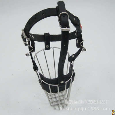 套笼宠物鼻梁牧犬德防撞罗威不锈钢马马用纳口犬可调嘴节碰撞