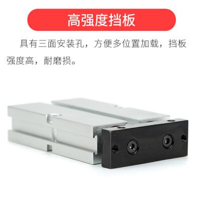 气动夹具双轴气缸TN32*50S双杆TDA20X25/30/35/40/45/60/70/80/90