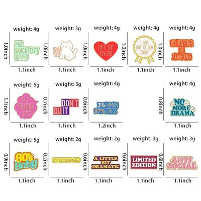 Cute But Psycho Enamel Pin 80s Baby No More Drama Is It Frid