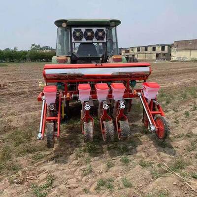 四轮玉米精播机套种大豆玉米施肥播种机玉米种植机