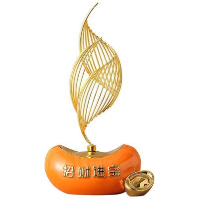 风生水床头柜金元摆件轻奢档公室电视柜酒柜装饰品乔迁新居