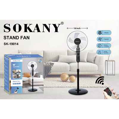 出口SOKANY19014风扇家用落地扇电风扇摇头定时风扇STAND FAN