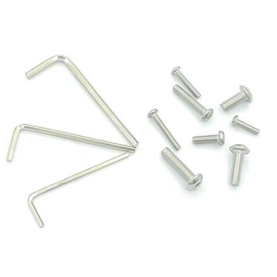 880PCS 304不锈钢沉头内六角螺丝配螺母垫片组合套件可贴标签