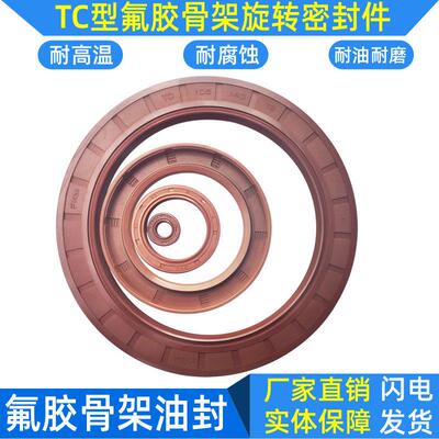 骨架油封密封件耐磨氟胶耐温tc 65*95 100 105 110 120*10 12 13
