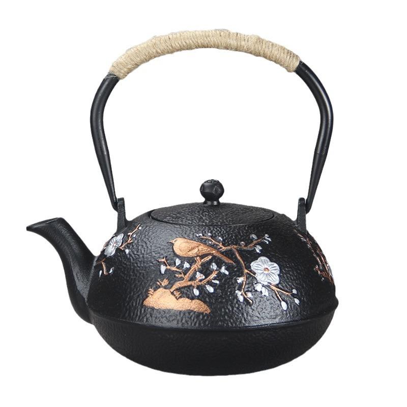 日式复古手工烧水泡茶壶电陶炉煮茶炉茶具茶杯礼品养生铸铁壶套装