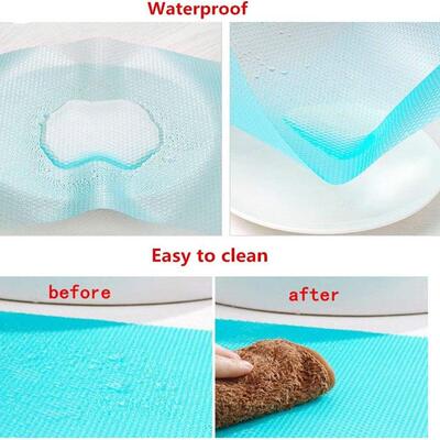 Refrigerator Mats Washable Fridge Liners Shelves Drawer Pads