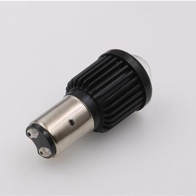 新款直销摩托车前照灯 雾灯 刹车灯 白色黄色 BA20D H4 带透镜高