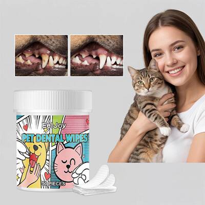 EELJOY Pet Cleaning Finger Wipes - Daily use for clean and f