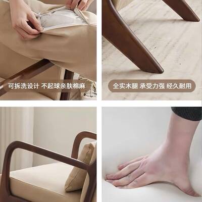 阳台茶桌椅组合小型一桌二户子三家用实木休LHU闲简约椅件套看书