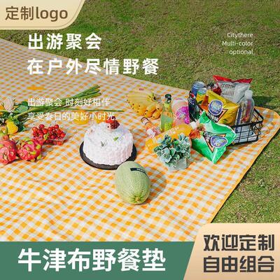 Customizable LOGO Outdoor Picnic Blanket Leisure Picnic Mat