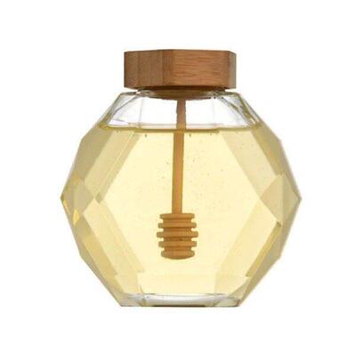 Hexagonal Jam Jars , Transparent Glass Jar Bottles for s,