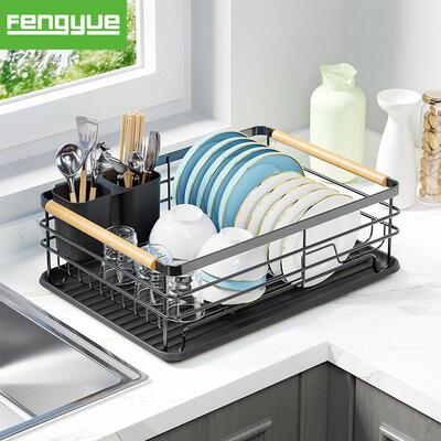 dish drying rack storage kitchen cup holder organizer洗碗架