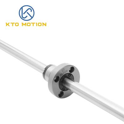 KTO国产无噪导轨大载荷圆筒法兰滚珠花键SLF系花键轴生产厂家