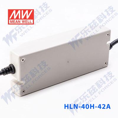 HLN-40H-36B 40W 36V1.12A明纬PFC防水调光LED电源【含税价】