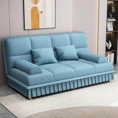 多功能折叠发床两用小户型用简约家客FKL公寓懒人厅可躺沙可睡