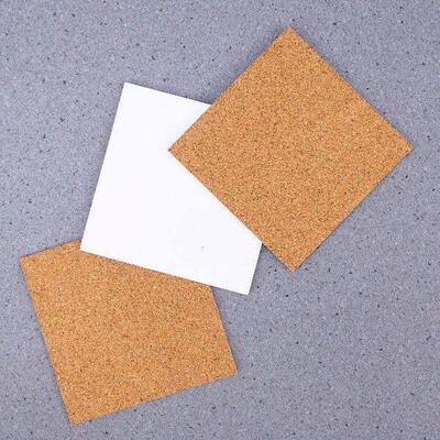 36pcs Self Adhesive Cork Coasters Durable Heat Insulation