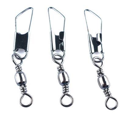 50PCS Durable Stainless Steel Swivel Solid Rings Fishing Pin