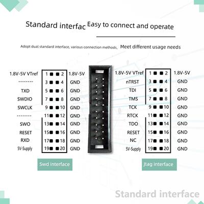 jlink v9 v11v12 v13彷真器双核高端编程器调试下载器高压隔离版
