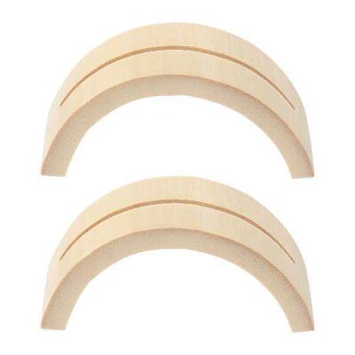 2pcs Bamboo Fan Rack Display Stand Holder Shelf Base
