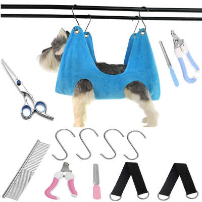 宠物猫吊床指甲修剪中小型猫狗强力吸水美容吊床Dog Cat Hammock