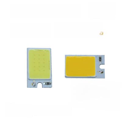 12Vled小板芯灯板灯头白光2W 5V USB矩形3.7V锂电池18650灯板