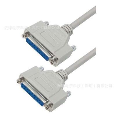 L-COM CSMN25FF-5 优良D-Sub模制线缆连接器 DB25母头/母头 现货
