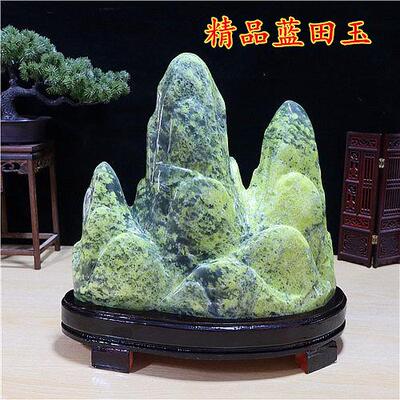 精品蓝田玉原石 奇石摆件 天然玉石 自然石 家居摆件客厅包邮