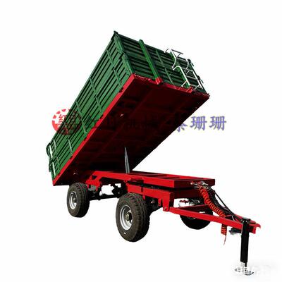 8吨拖车7CX-8自卸拖车农用欧式青储自卸拖车粮食甘蔗运输拖车车斗