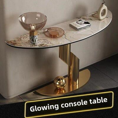 轻型豪华创意石板家庭入口桌柜台壁挂式Normcore艺术结束观景桌门