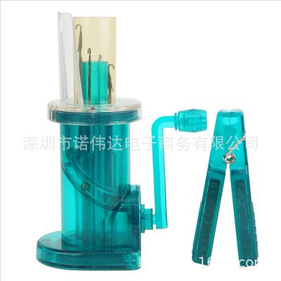 家编用手摇绳机绳机自动编钩针编ALF器手摇编织机绕线机手工器工
