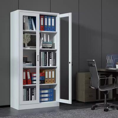 钢制办公室铁皮文资件柜财FHZ柜务料档案柜带锁凭证柜抽屉矮物储