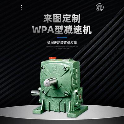 WP系列蜗轮蜗杆减速机WPA同轴式铸铁减速器小型立式齿轮箱变速机