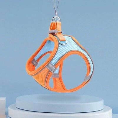 Color Breathable Mesh Fabric Pet Dog Cat Vest with