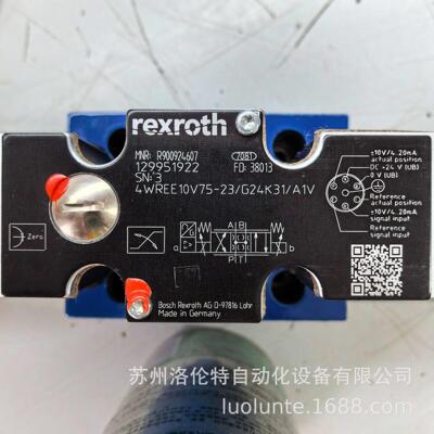 R900924607  4WREE10V75-2X/G24K31/A1V Rexroth/比例阀/全新原装