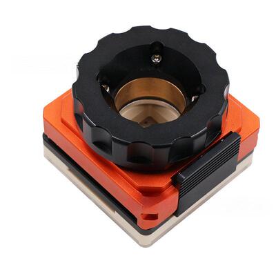 QFP老化烧录 QFP240间距0.5mm本体31.2合金旋钮翻盖测试夹具