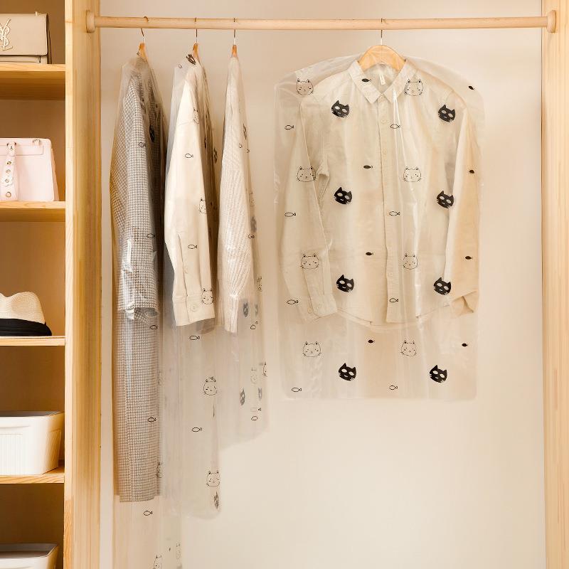 家用衣物防尘罩透明塑料一次性衣服立体收纳袋西服大衣收纳防尘罩