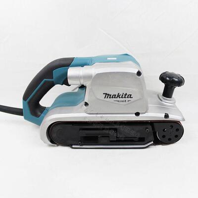 makita牧田M9400B砂带机带式砂光机可倒装金属木材家用电动打磨机