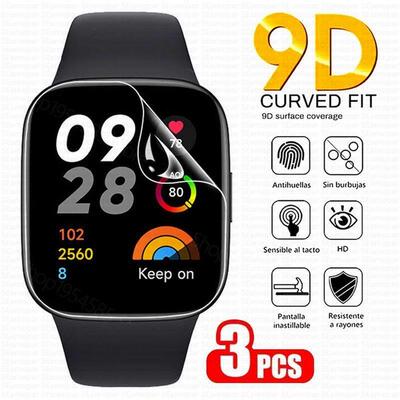 3pc 9D Curved Soft Hydrogel Film For Redmi Watch 2 3 Lite Ac