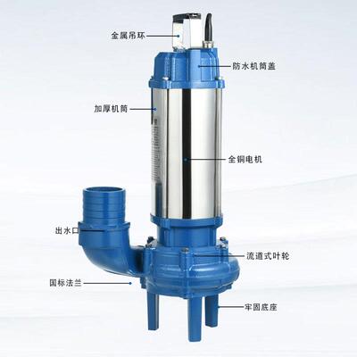 切割式污水泵抽粪无品牌/浆排污泵2320V家用化粪泥池水泵抽80V小
