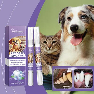 YEGBONG Pet Oral Care Gel - For Cats and Dogs, Freshens Brea